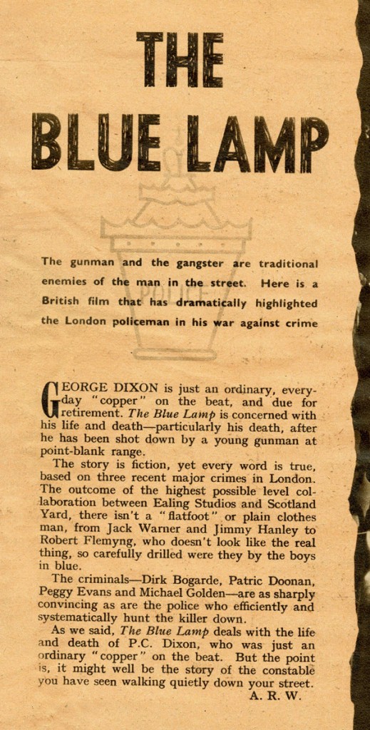 The Blue Lamp - The National Archives