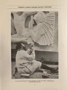 Eric Gill at work - The National Archives