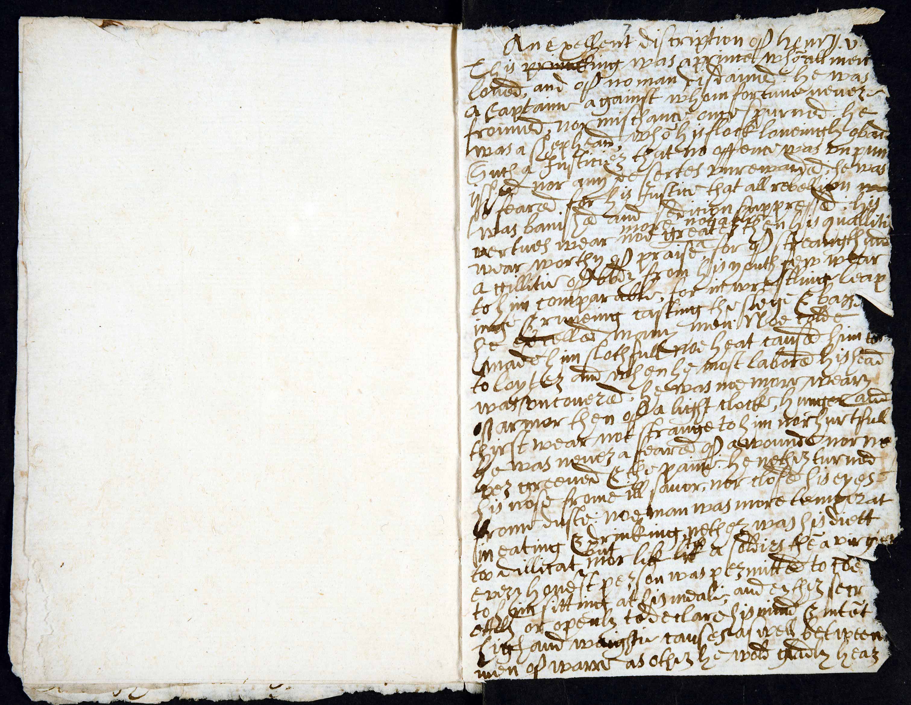 Description of Henry V - page 1 - The National Archives