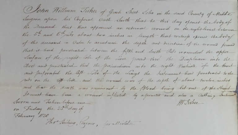 Coroner's report - The National Archives