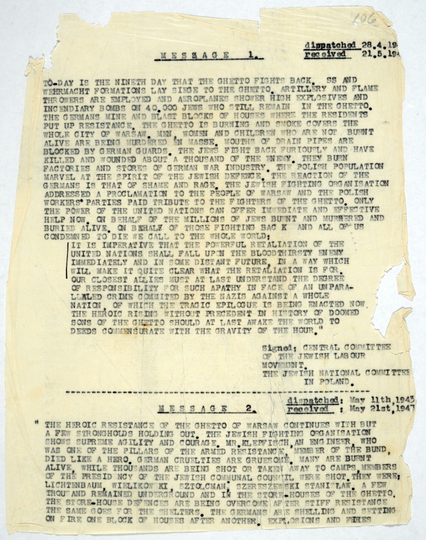 Warsaw Ghetto Uprising - The National Archives