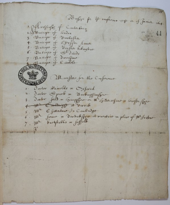 Hampton Court Conference - The National Archives