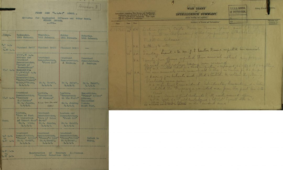 RAMC medical training - The National Archives