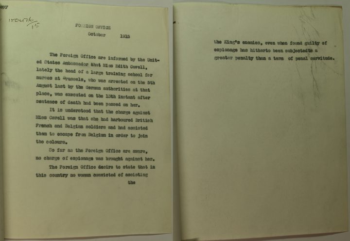 Edith Cavell - The National Archives