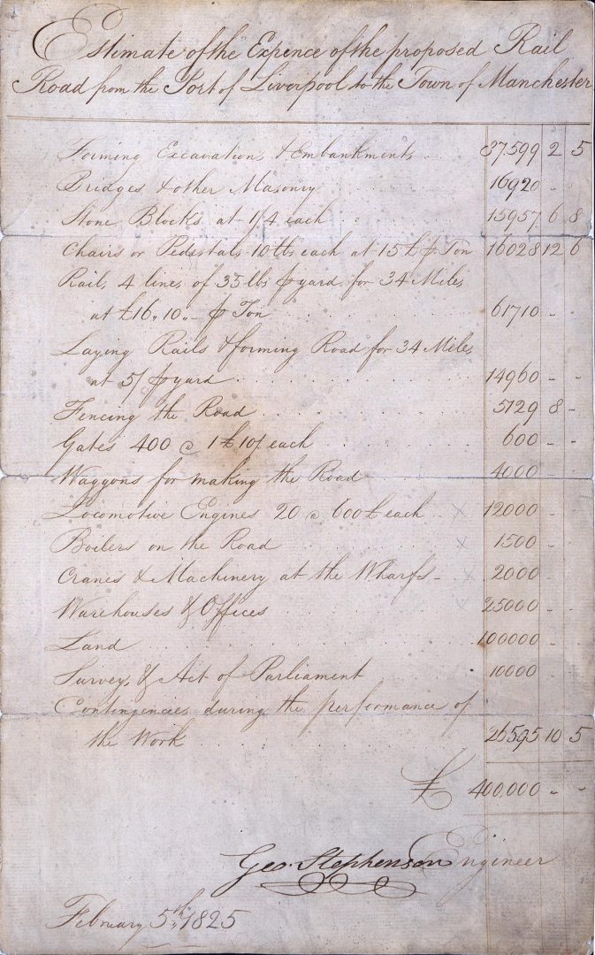 Early railway transport 1825 - The National Archives