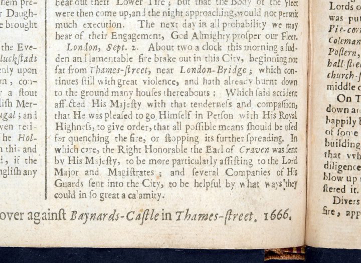 Great Fire of London 1666 - The National Archives