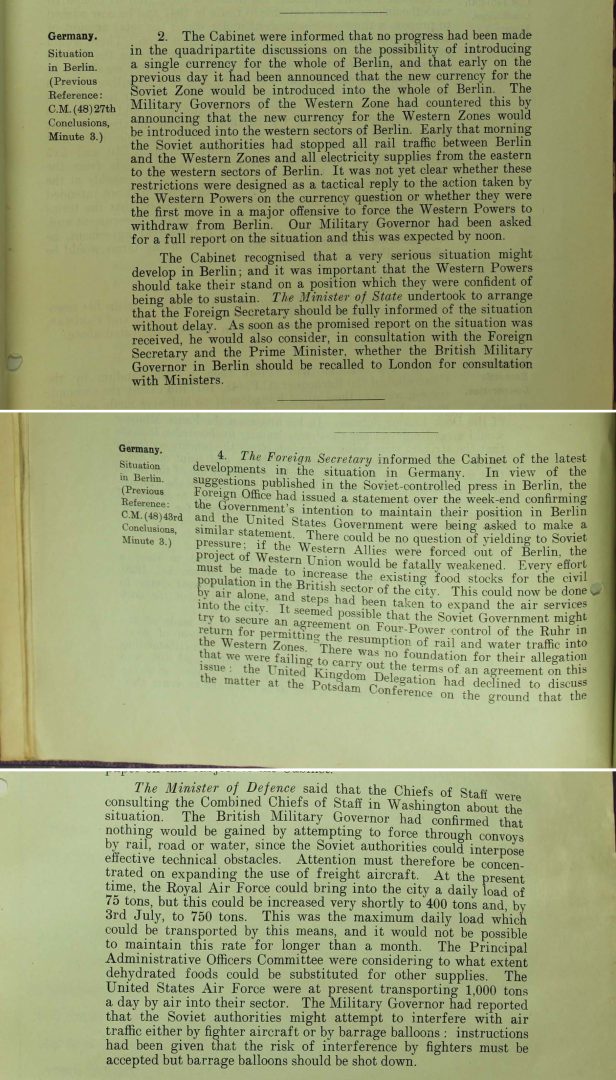 Berlin Blockade - The National Archives