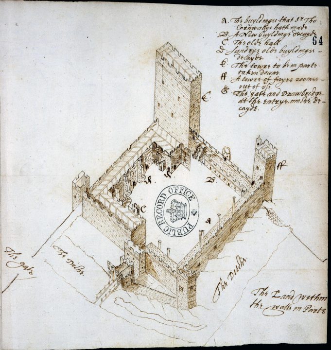 Portchester Castle 1609 - The National Archives