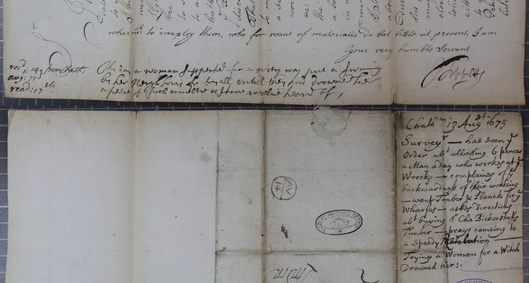 Drowning of a witch - The National Archives