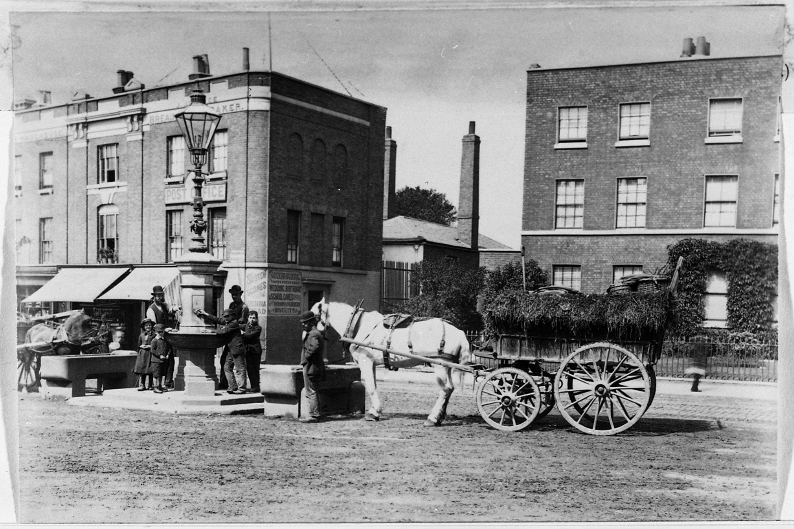 Street scene with carriages - The National Archives