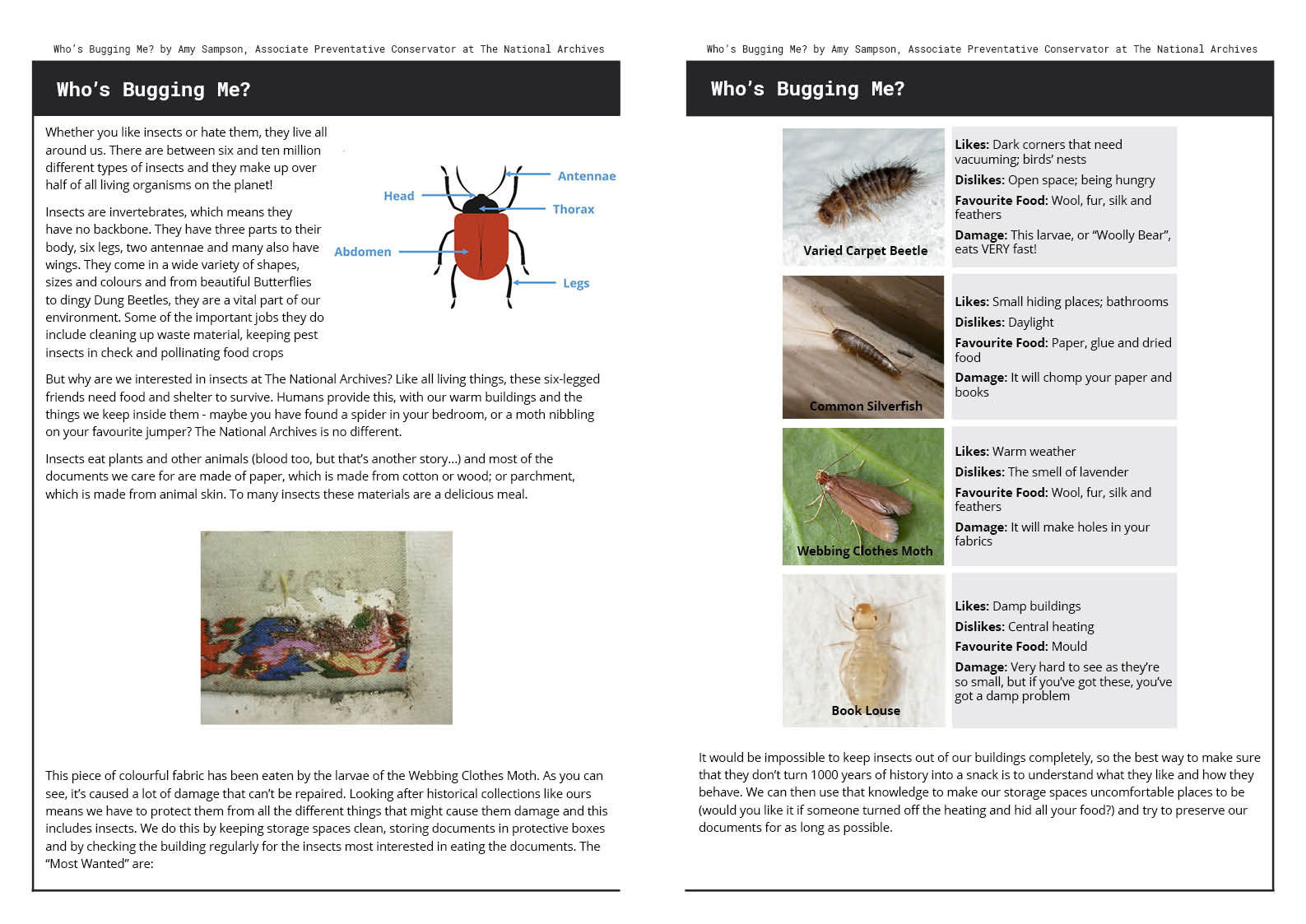 Who's Bugging Me? - The National Archives
