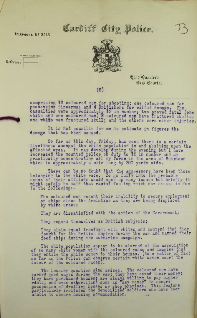 1919 race riots - Source 2 - The National Archives