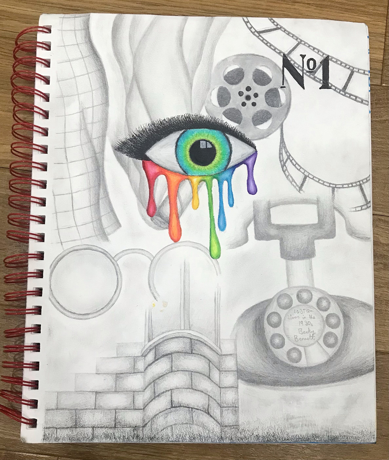 Rainbow Eye Crying