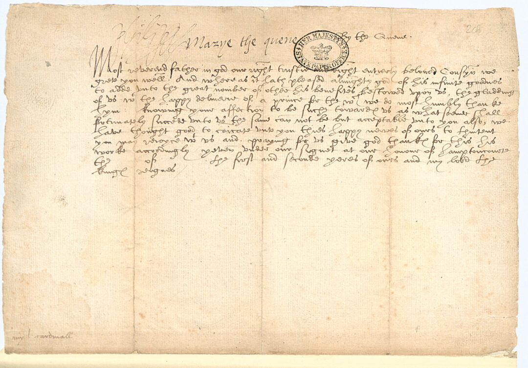 Tudor State Paper - The National Archives