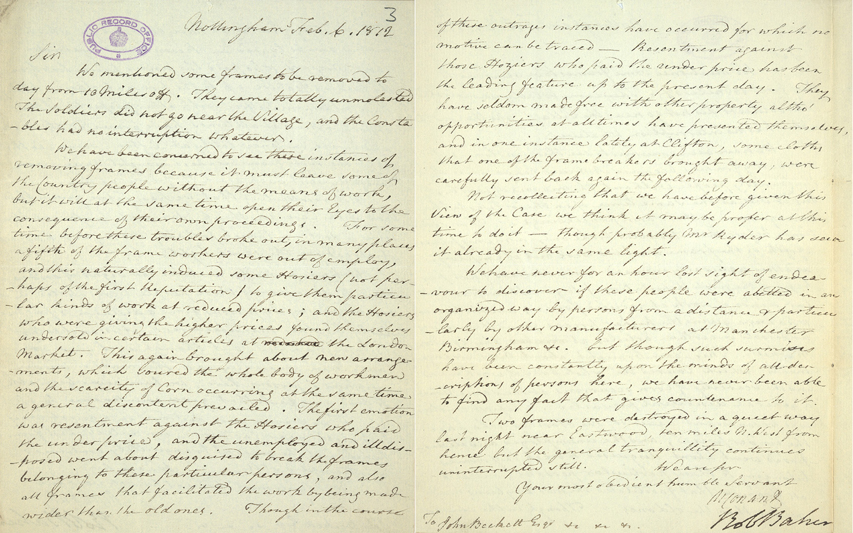 Why did the Luddites protest? - Source 3 - The National Archives