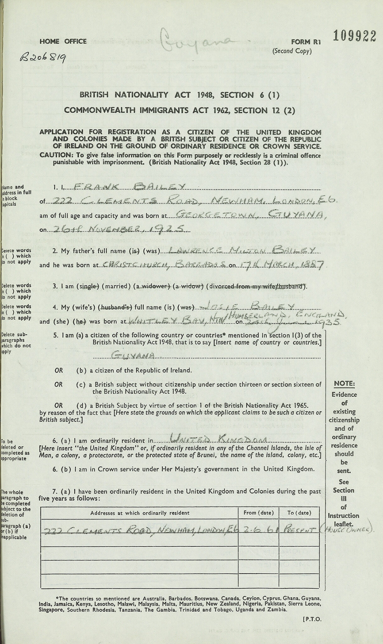 Firefighter Frank Bailey - The National Archives