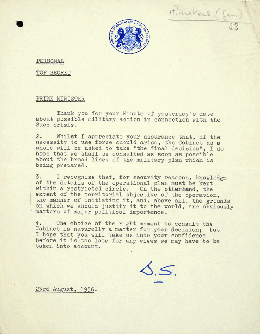 Spotlight On: Suez Crisis - The National Archives