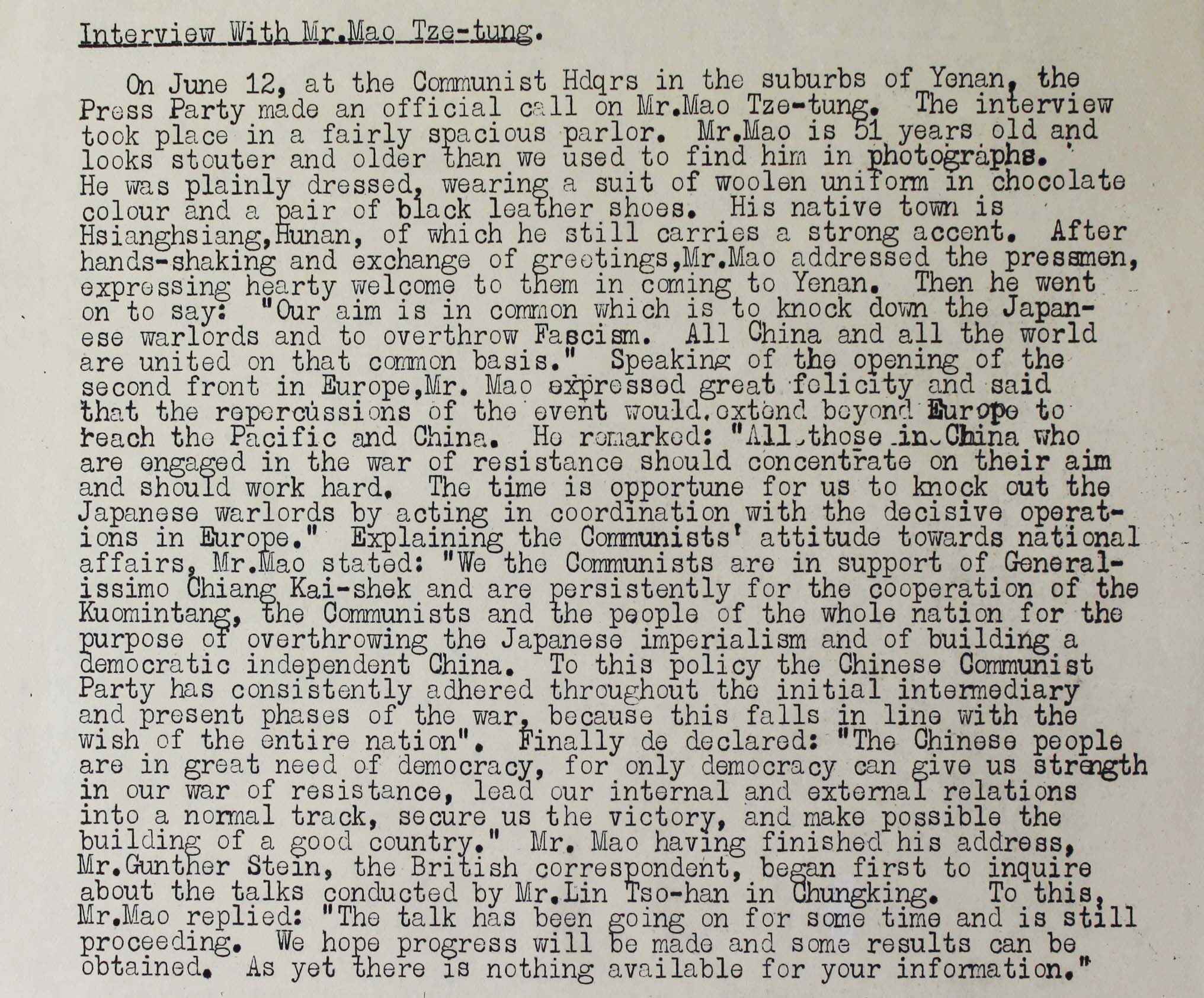 The Chinese Civil War - Source 3a - The National Archives