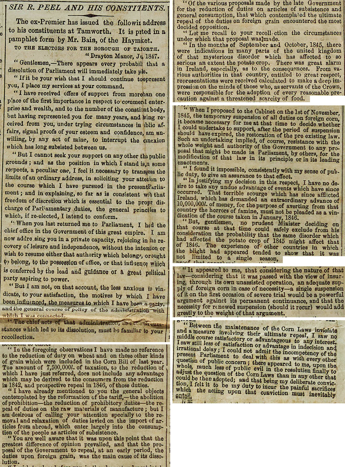 The Corn Laws – Source 5 - The National Archives