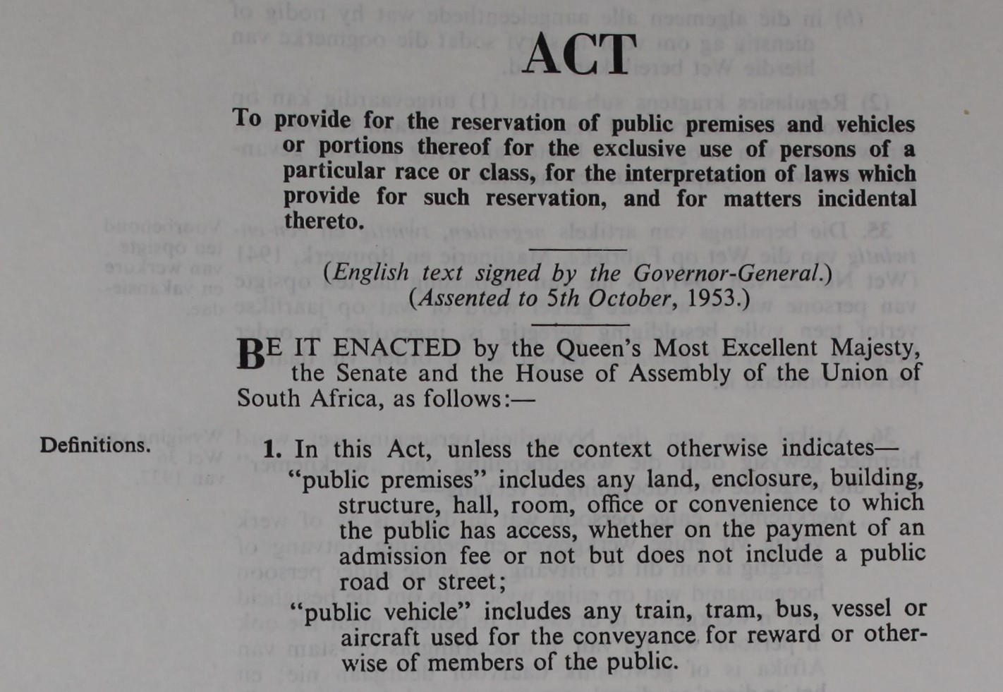 Apartheid in South Africa Source 4a - The National Archives