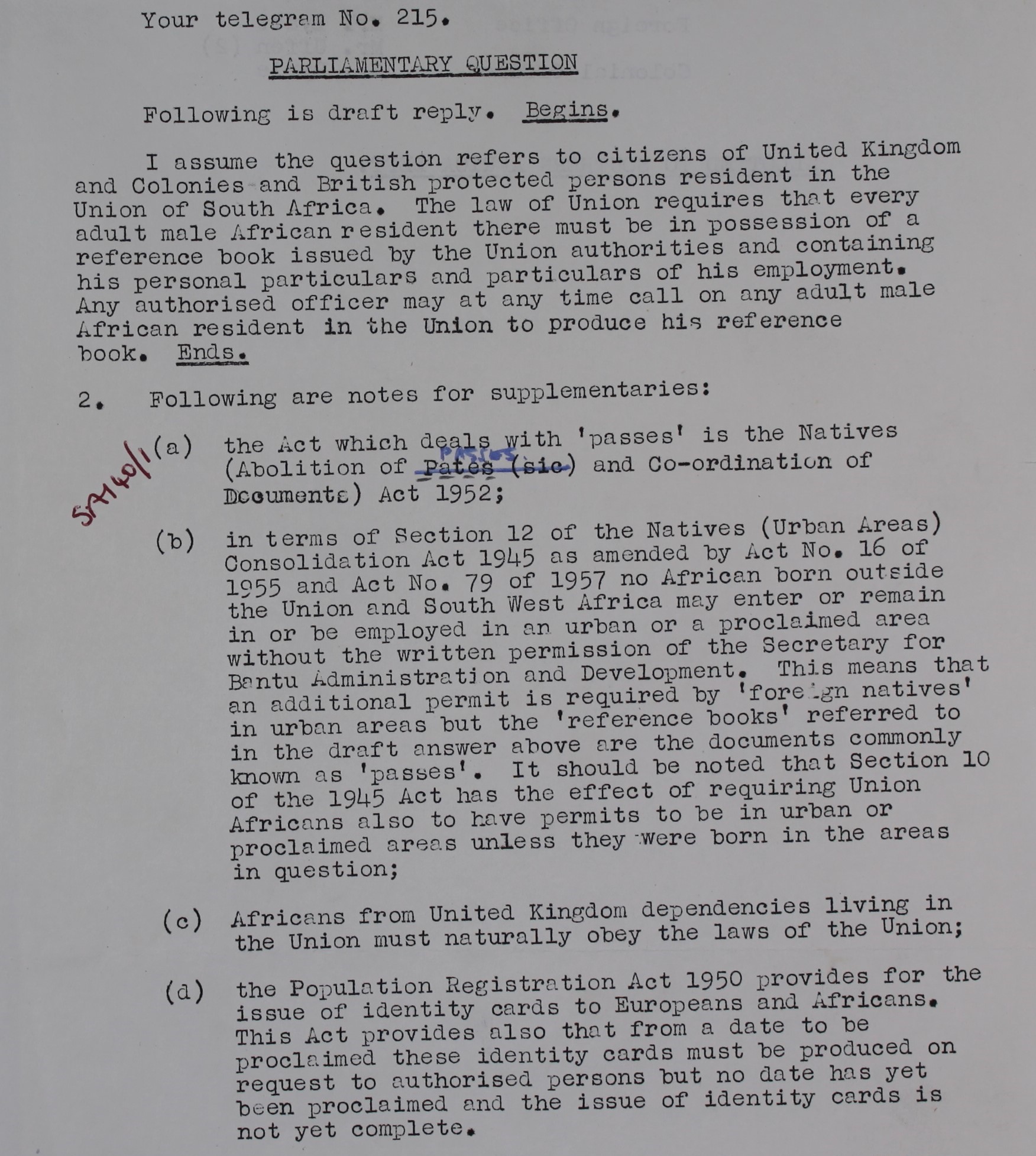 Apartheid in South Africa Source 6d - The National Archives