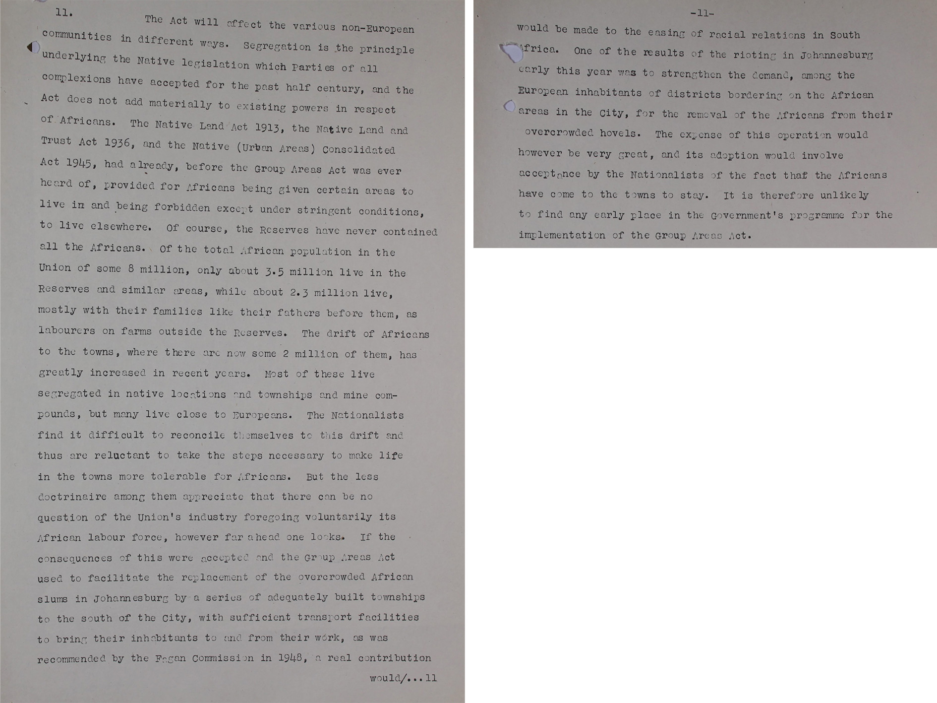 Apartheid in South Africa Source 3a - The National Archives